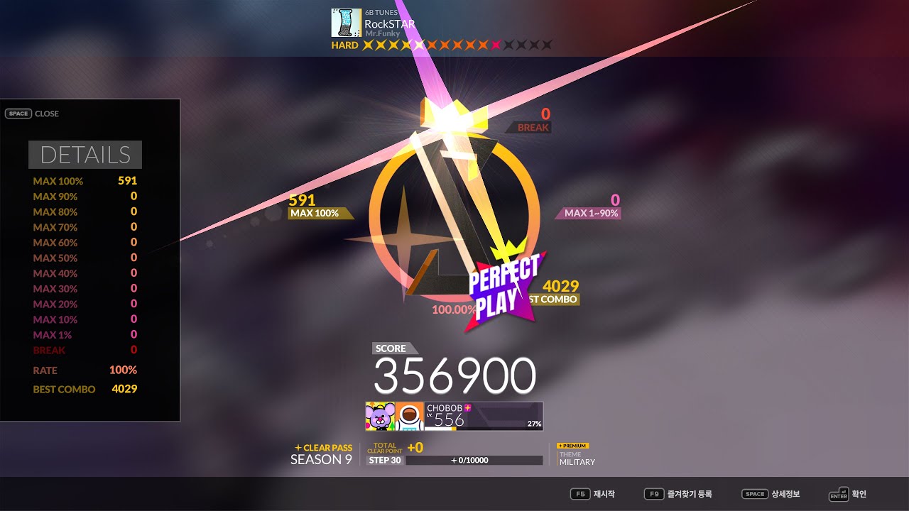 DJMAX RESPECT V | RockSTAR 6B HD PERFECT PLAY - YouTube