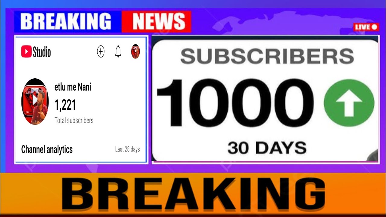 🚨30- రోజులు లో 1k Subscribers వస్తారు 🚀ఇలా చేయండి 💯 పక్కా ...