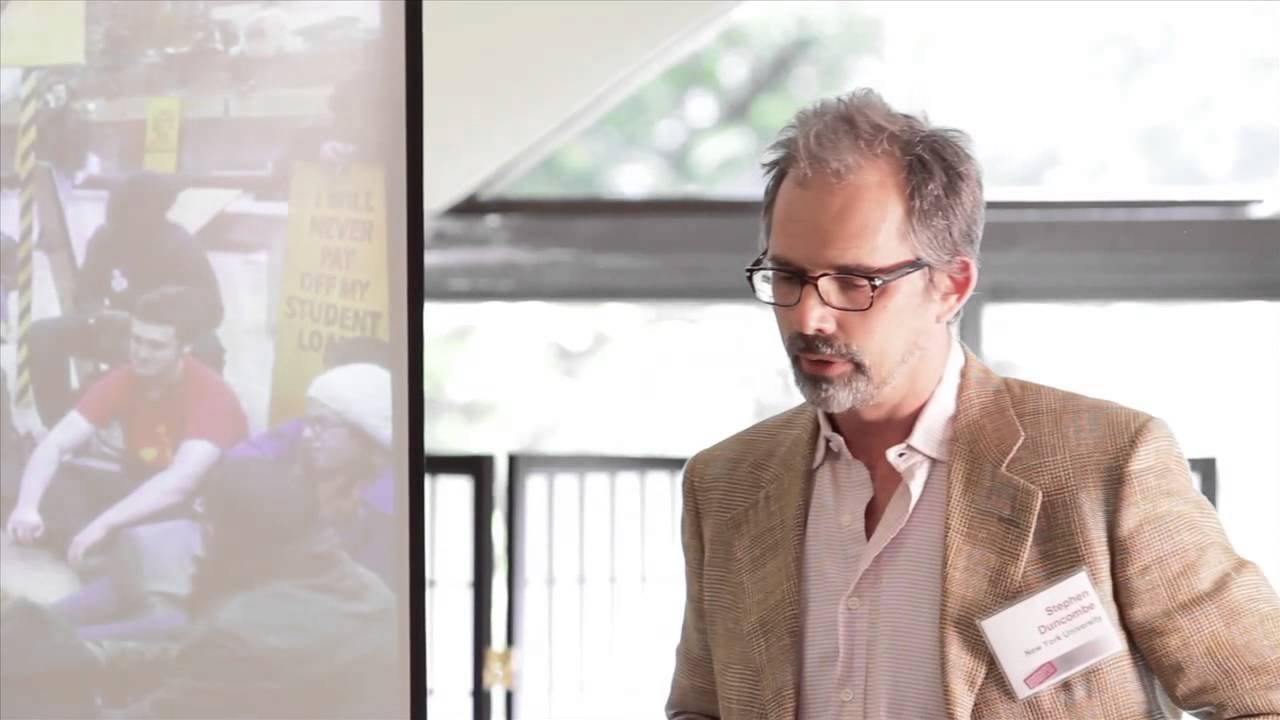 Stephen Duncombe - Depths of Distrust: Lessons from Occupy Wall Street ...