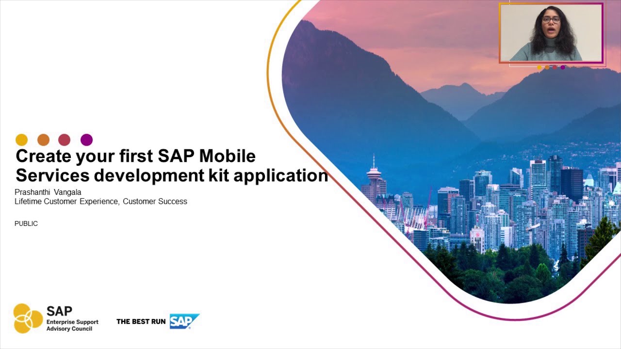 Overview video: Create your first SAP Mobile Services development kit ...
