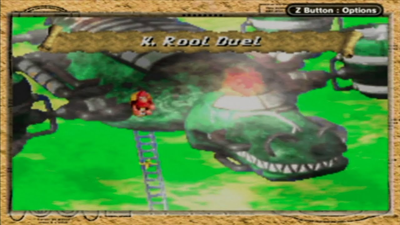 GBA Donkey Kong Country 2: World VII - The Flying Krock / K. Rool Duel ...