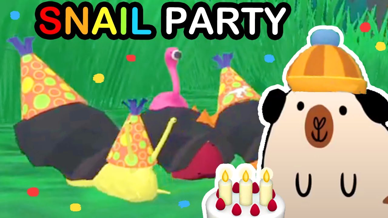 STEPH'S BIRTHDAY PARTY.. Let's Play: Snail Simulator 🎈🐌 | 18th Sept ...