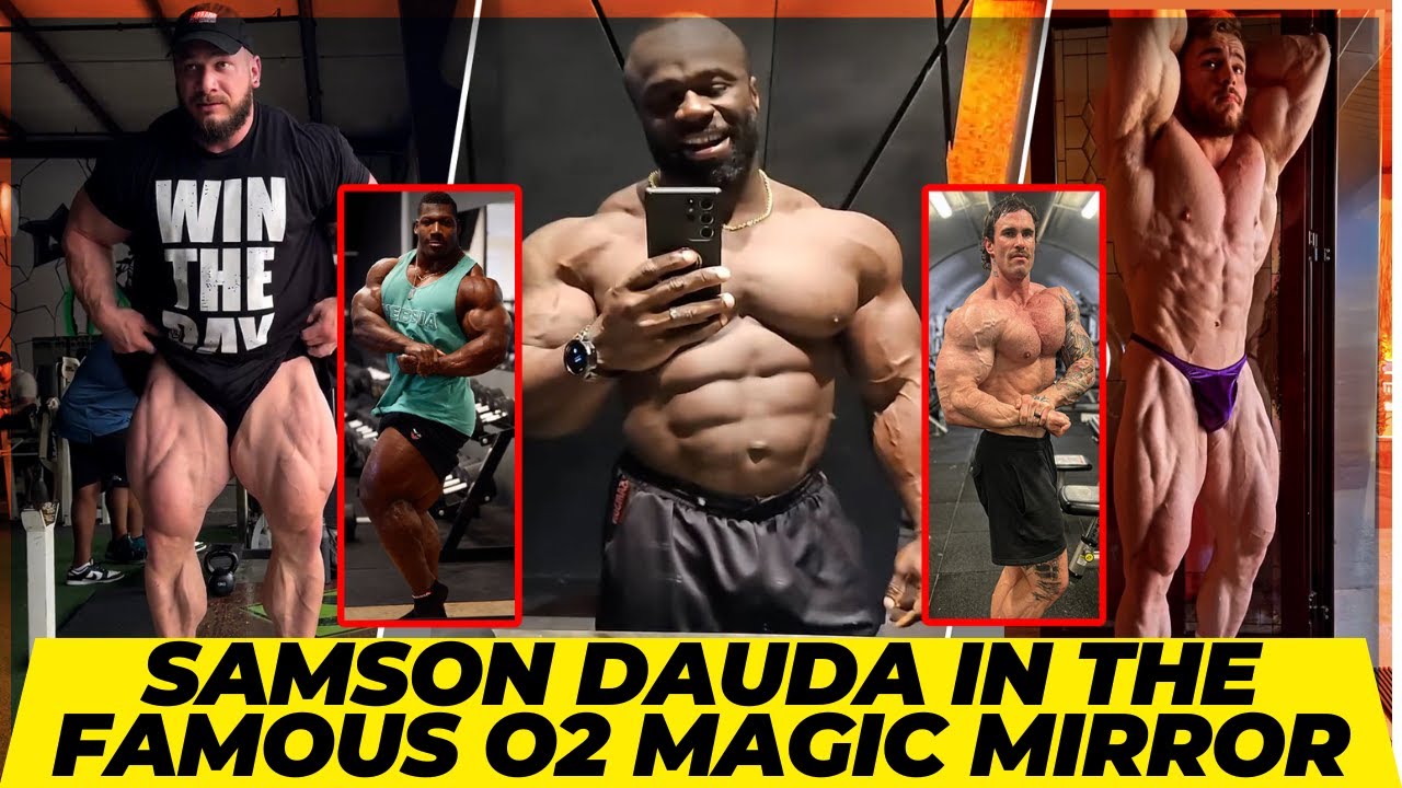 Samson in the famous Magic Mirror + Best Hunter ever +Calum looks so ...