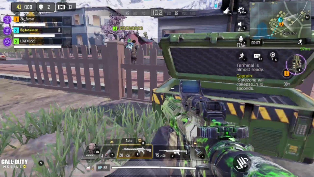 Call of Duty mobile Battle Royale on Tencent Gaming Buddy #7 - YouTube