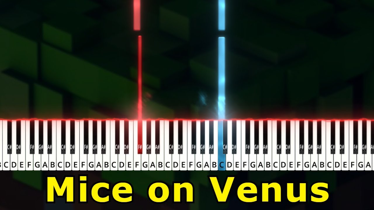 Mice on Venus (Very Easy Piano Tutorial) - YouTube