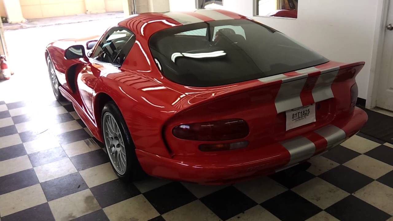 2001 Dodge Viper ACR 26k miles quick start video - YouTube