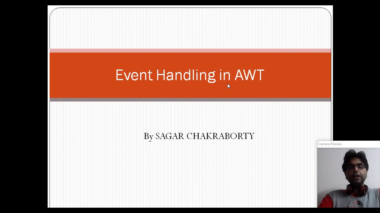 Lecture - 5 : AWT EVENT Handling - YouTube