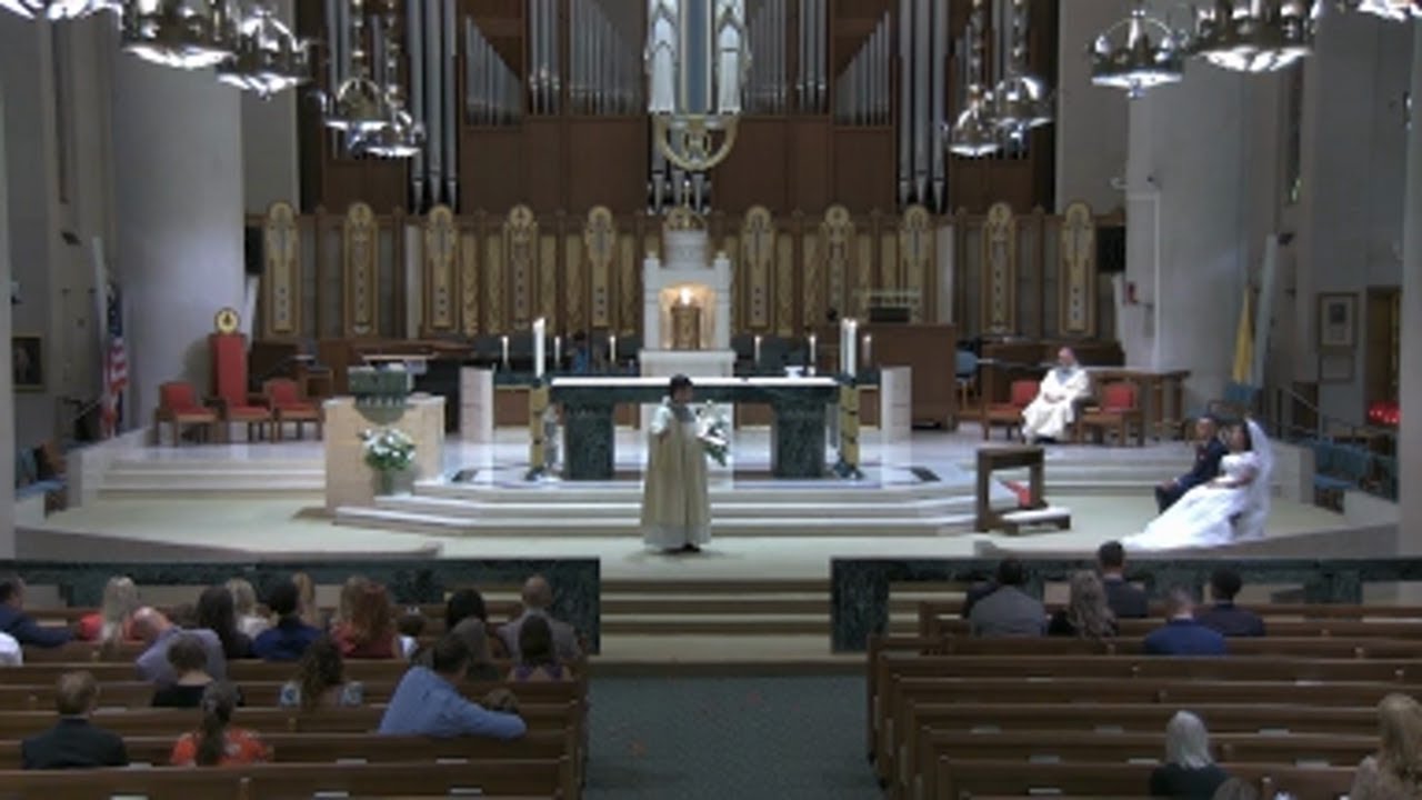 Kayla Porter and Forrest Carter Wedding Nuptial Mass - 6:30 PM - YouTube