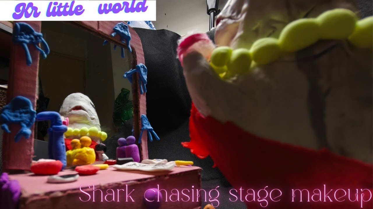 Shark rush the stage makeup ——DIORAMA ART、MINIATURE、SHARK MAKE UP、STAGE ...