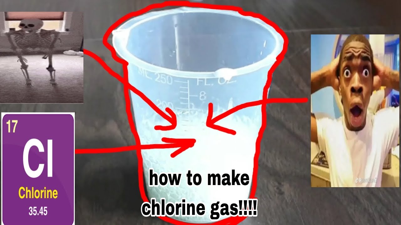 how to make chlorine gas at home!!!! - YouTube