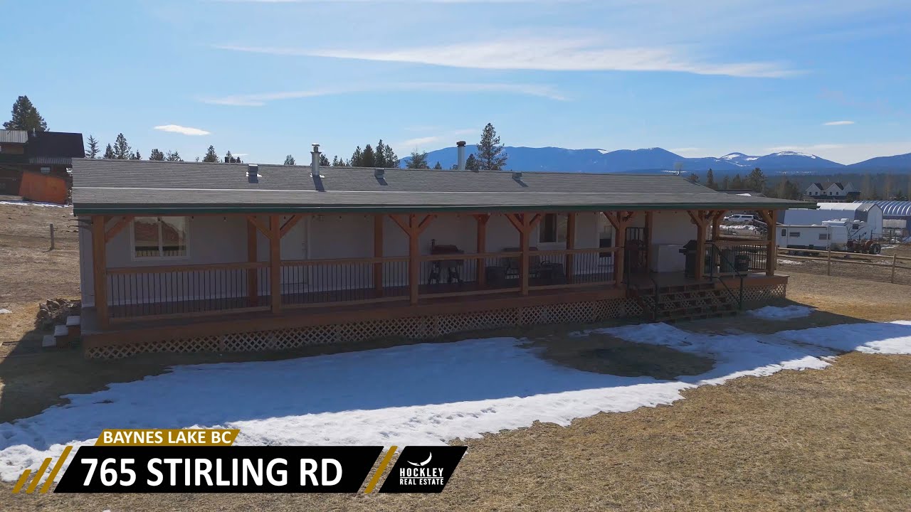 765 Stirling Rd Baynes Lake BC - YouTube