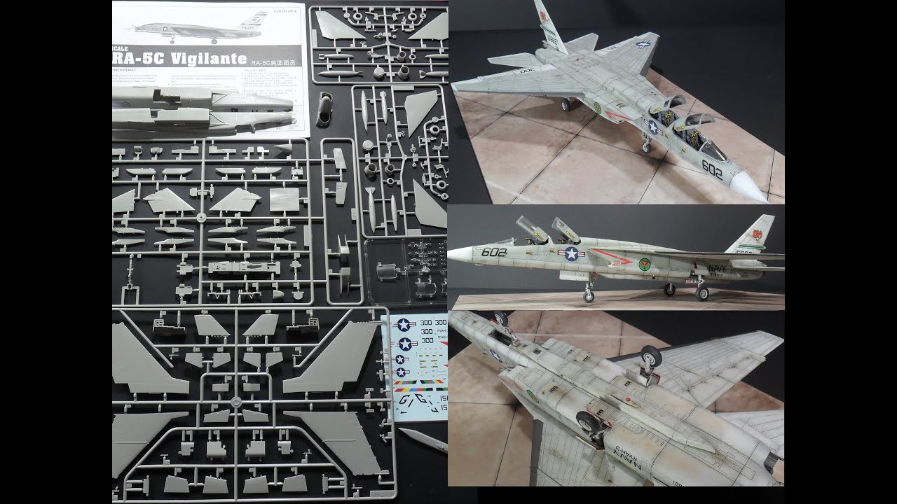 RA-5C Vigilante 1/72 Trumpeter unboxing and build. - YouTube