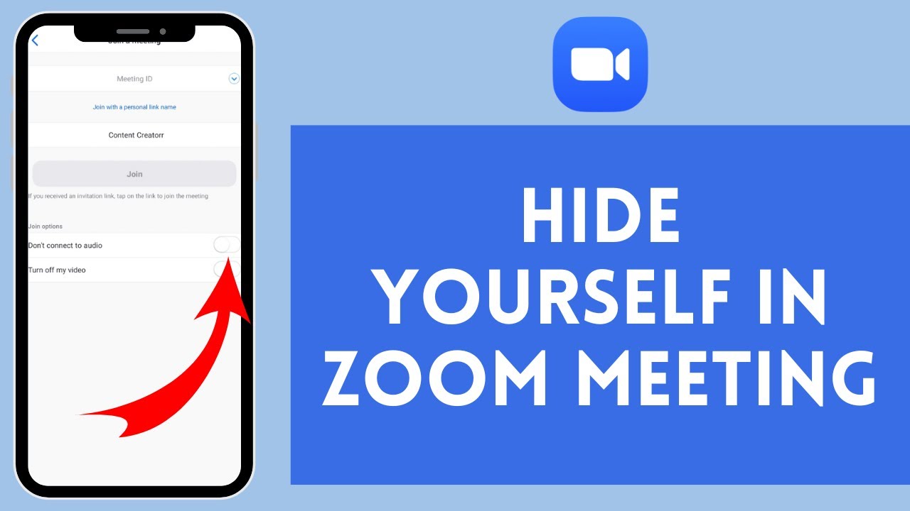 How to Hide Yourself in a Zoom Meeting 2024 | Hide in a Zoom Meeting ...
