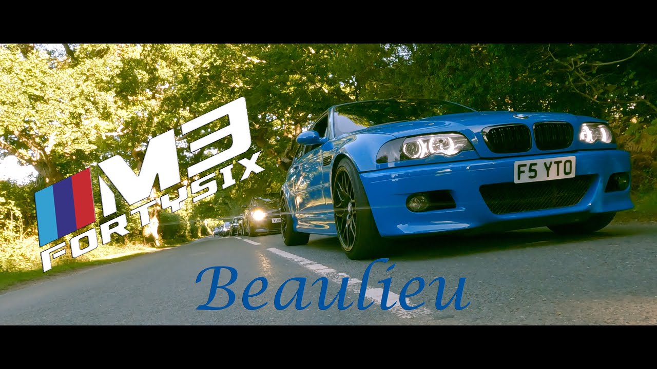 M3FortySix [E46 M3] - Simply BMW Meet @ Beaulieu *Rolling convoy shots ...