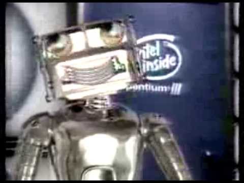 Intel Pentium III Commercial Robot I Feel Pretty - YouTube