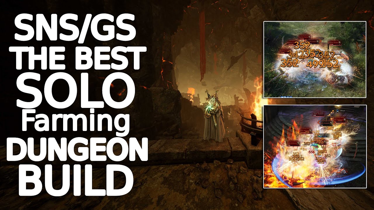 Throne and Liberty SNS/GS is the best solo dungeon farming build in the ...