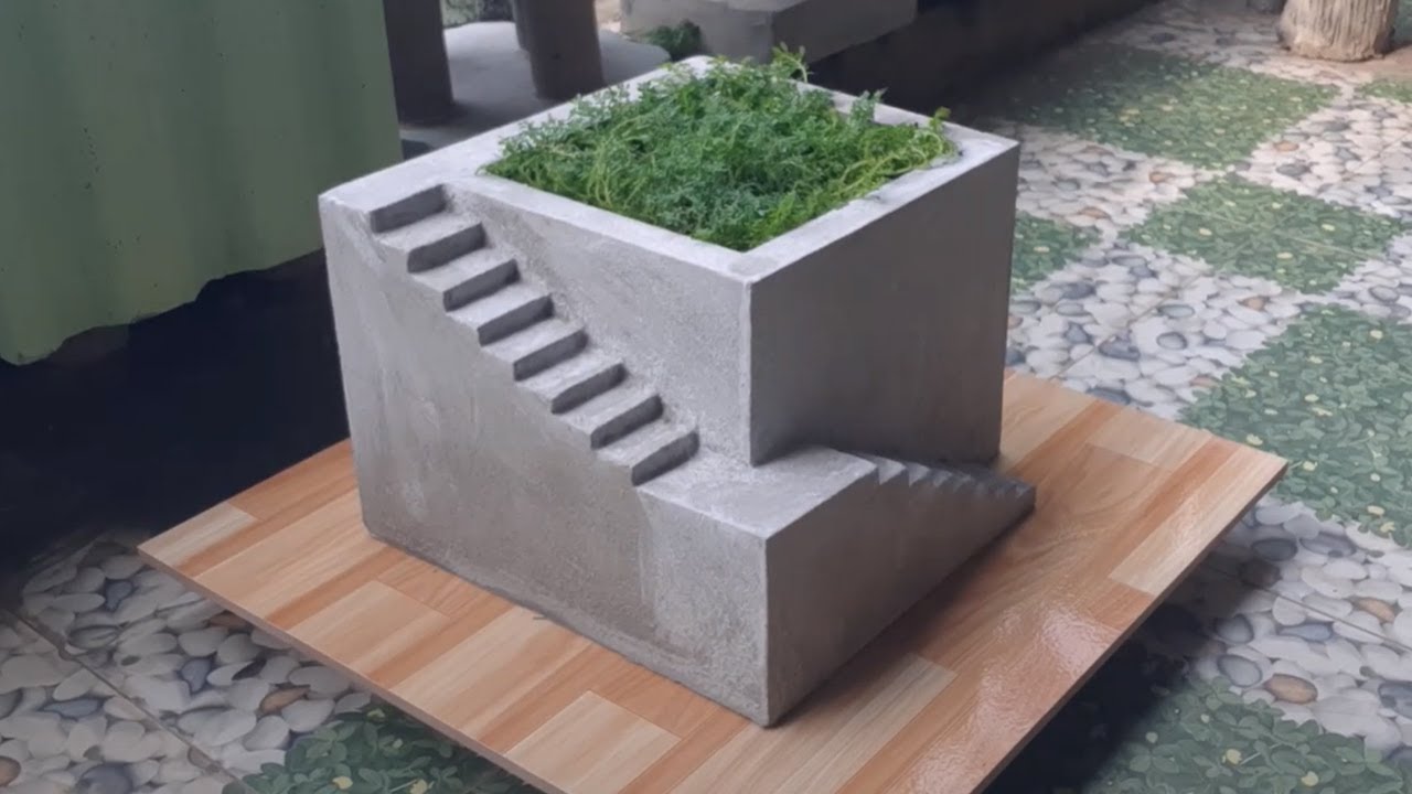 Cement Craft Ideas - How To Make A Unique Cement Architectural Cube ...