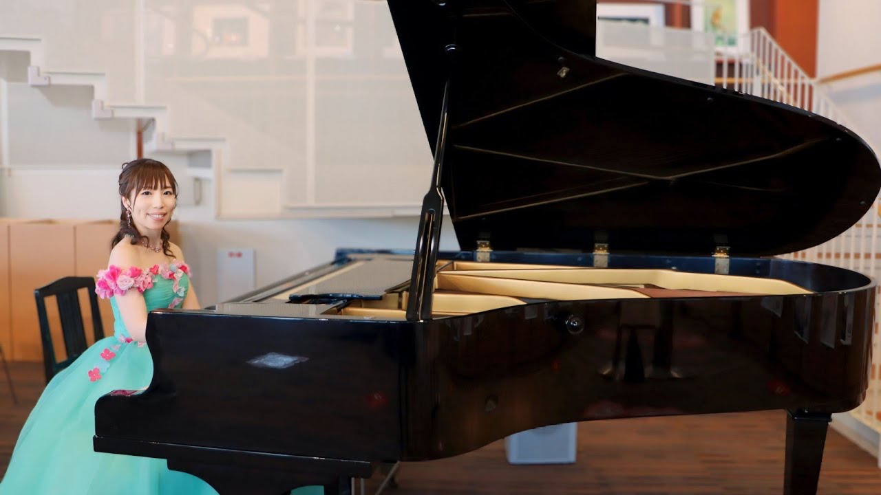 【APOLLO PIANO】『Forever Love/X-JAPAN』～大学併設のカフェ☕🍰にて～/YOSHIE - YouTube