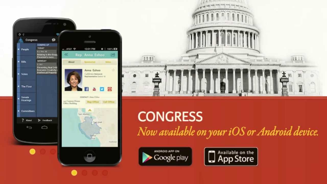 CONGRESS APP FROM THE SUNLIGHT FOUNDATION - YouTube