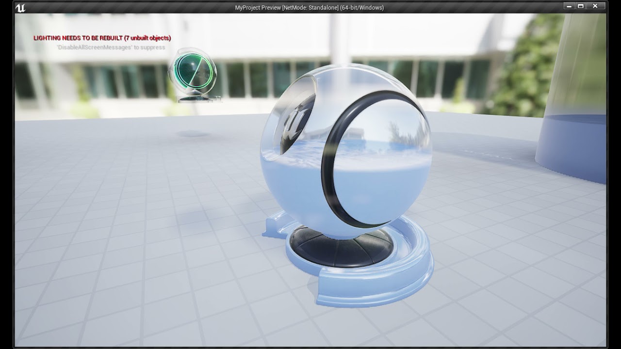 Exploring UE4 | Liquid shader in the bottle - YouTube