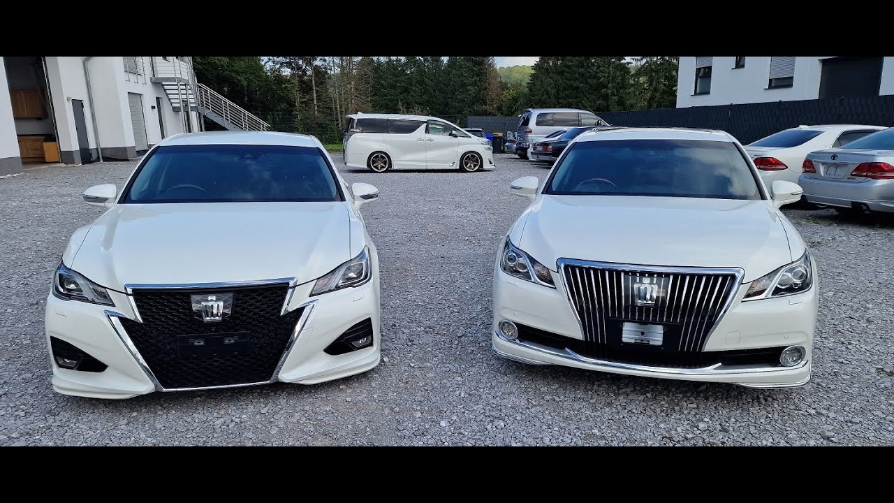 Toyota Crown Athlete G GRS214 vs. Mayesta F Version Hybrid GWS214 ...