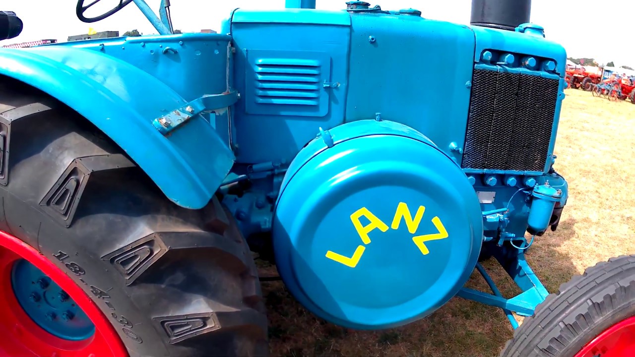 1951 Lanz Bulldog D9509 10.3 Litre 1-Cyl Diesel Tractor (44HP) - YouTube