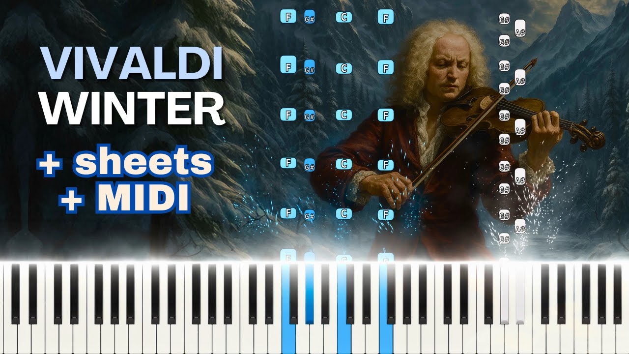 How to Play Vivaldi's Winter (From "The Four Seasons") – Synthesia ...