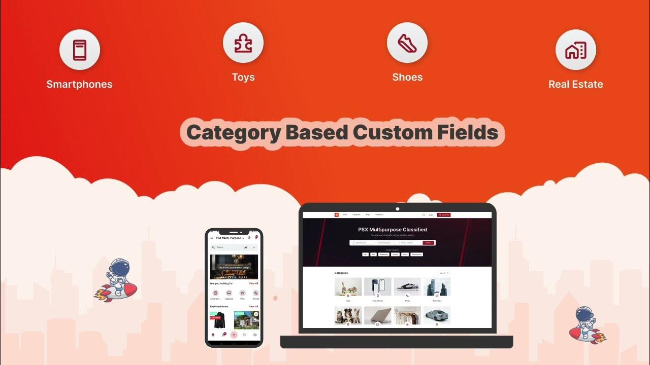 Welcome to the era of Dynamic Custom Fields Based On the Category in Classified Platform - YouTube
