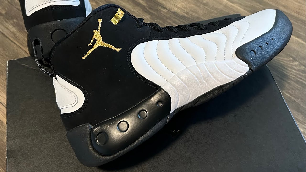 Jordan Jumpman Pro Retro 2022 Black White Gold - YouTube