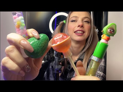 Yeni Aldığım Lipglossları deniyorum 💄 #asmr #türkçe