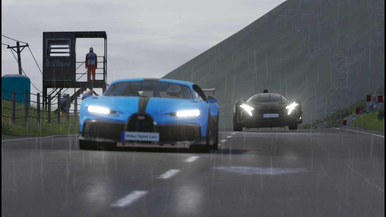 Apollo Project EVO vs Bugatti Chiron Pur Sport at Highlands - YouTube