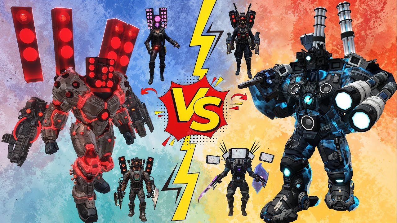 NEW ENERGIZED TITAN CAMERAMAN WITH ASTRO UPGRADES VS SKIBIDI TOILET In ...