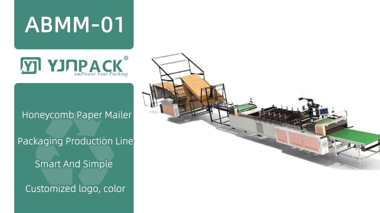 Automatic bubble mailer bag making machine - YouTube