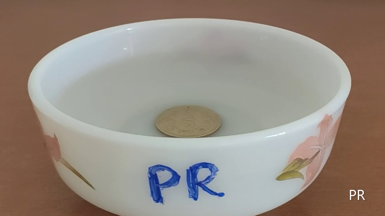 Refraction 2 ( Coin and water activity) || CBSE X std. || Ch. 10 Light ...