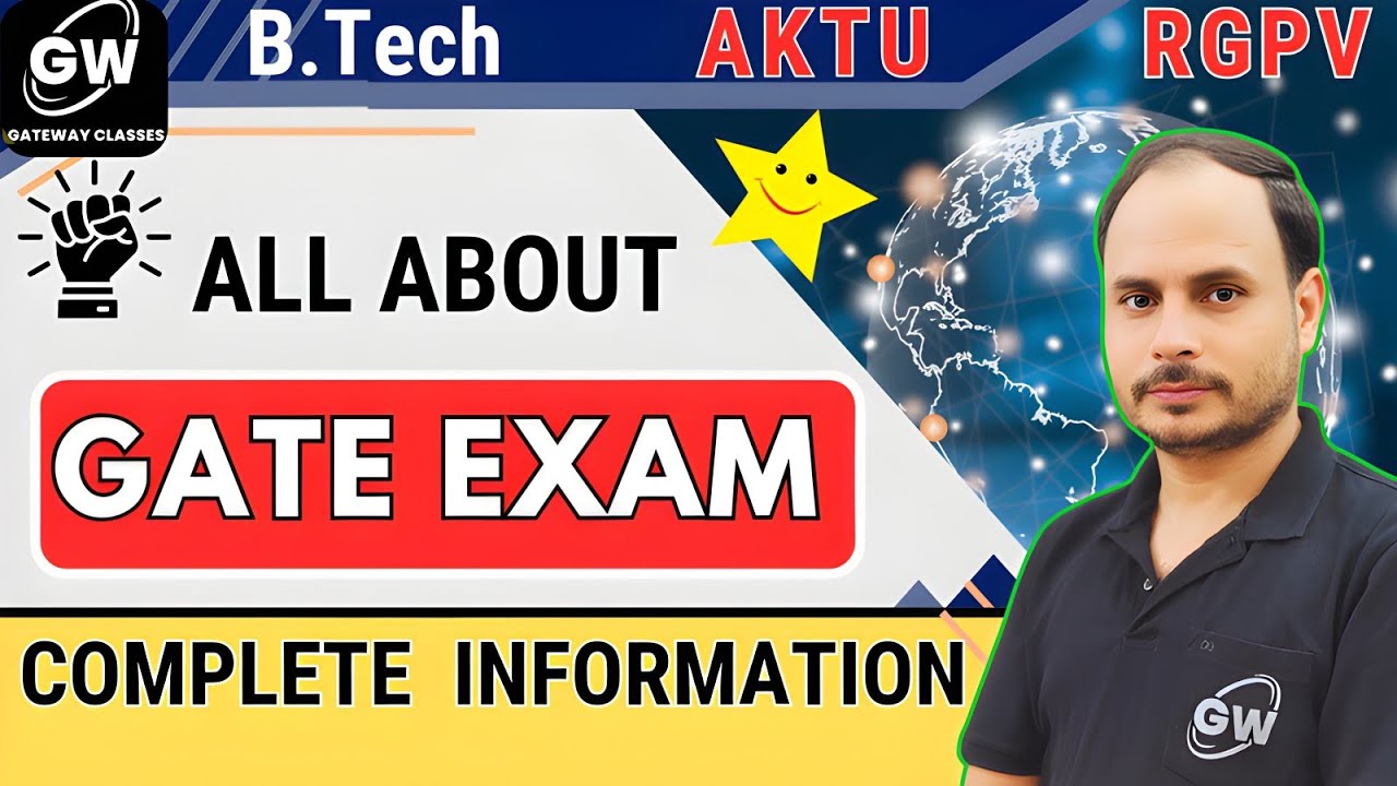 GATE Exam I Complete Information I by M S Tomer Sir I Gateway Classes - YouTube