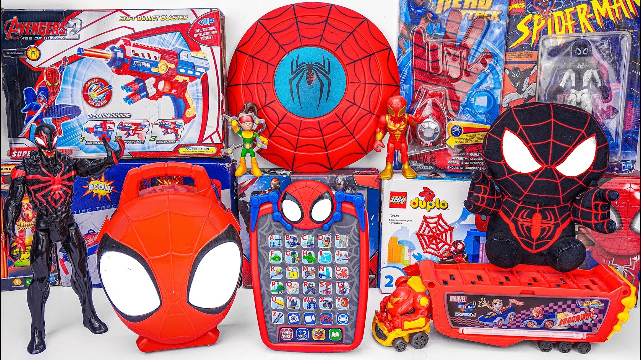 Marvel Spiderman Toys Unboxing Review | Spider Man Shield | Marvel ...