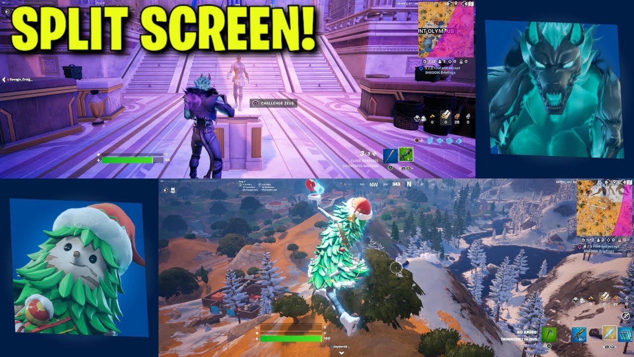 HOW TO PLAY SPLIT SCREEN in FORTNITE Season 2! (Split Screen on PS4 ...