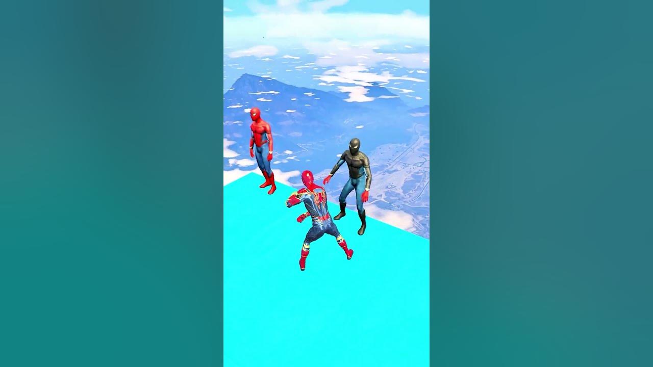 Spider-Man’s Water Fails & Jumps | GTA 5 Epic Ragdolls Ep.432 #Shorts - YouTube