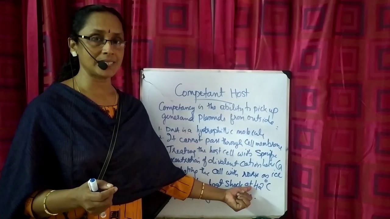 BIOTECHNOLOGY: PRINCIPLES AND PROCESSES, PART 5, COMPETENT HOST - YouTube