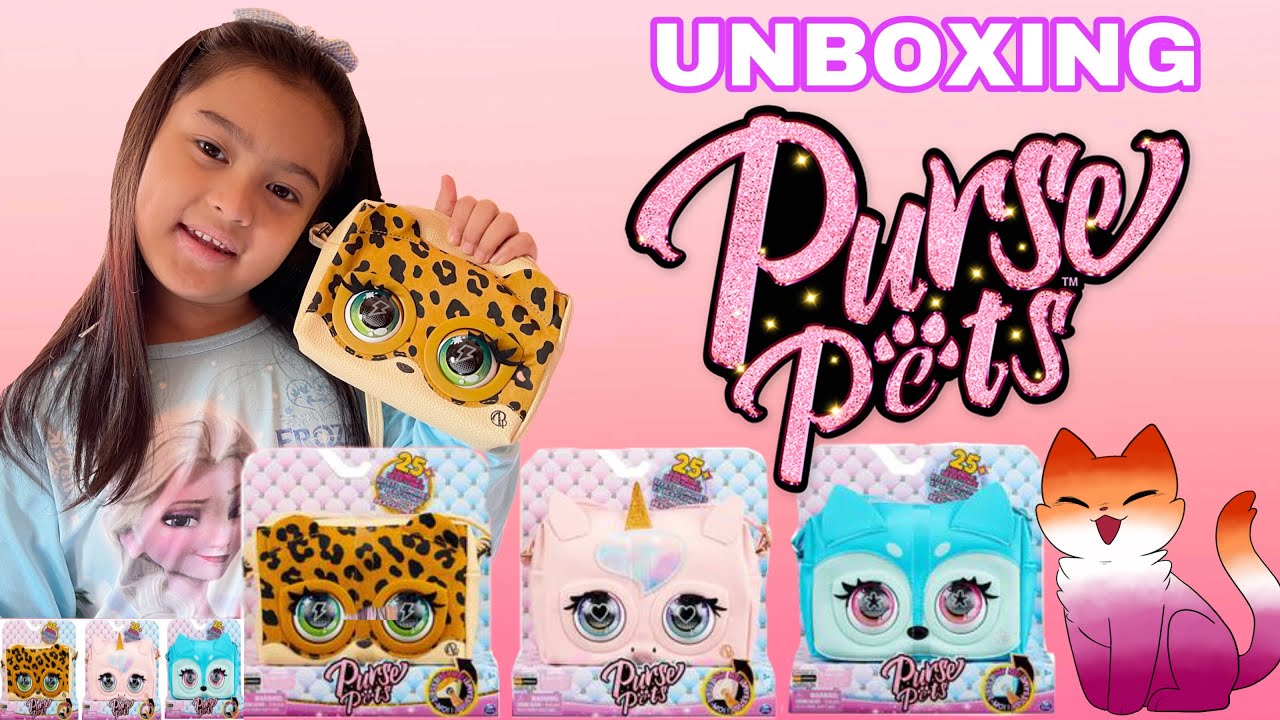 Unboxing PURSE PETS - Interactive Pet and Purse! | Talking and Singing ...