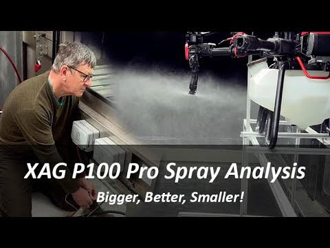 XAG P100 Pro Droplet Size Measurement - YouTube