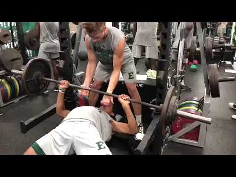 Dylan Drummond Bench Press PR 210 - YouTube