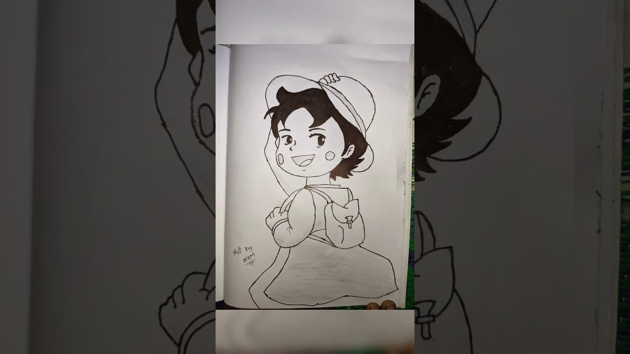 Heidi pencil sketch || NCM Always #kushitv #pencilart #cartoondrawing # ...