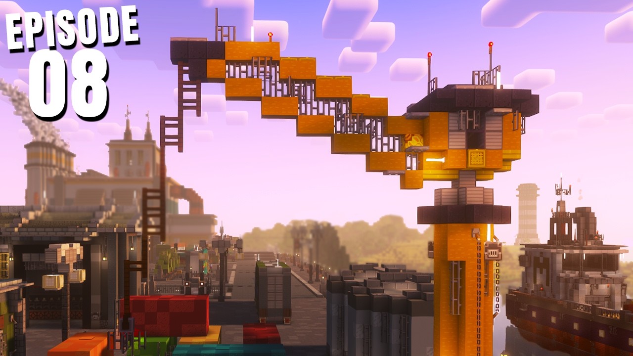 I Built An Industrial DOCKYARD in Minecraft Survival ! | CH64 SMP - YouTube