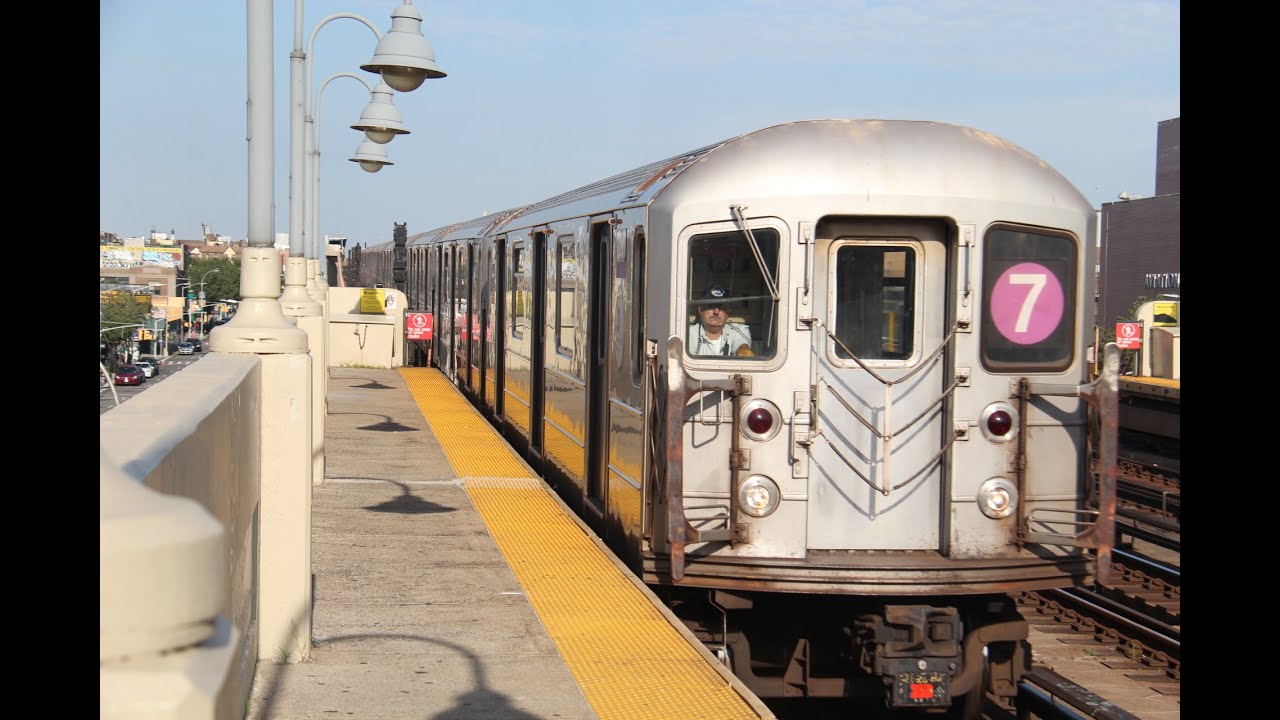 R62 and R188 (7) and Express {7} Action at 33rd Street-Rawson Street ...