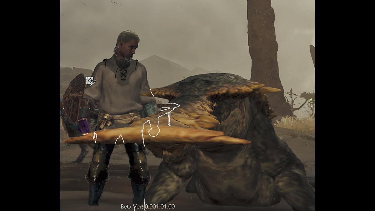 Monster Hunter Wilds beta :fighting monsters and polygons - YouTube