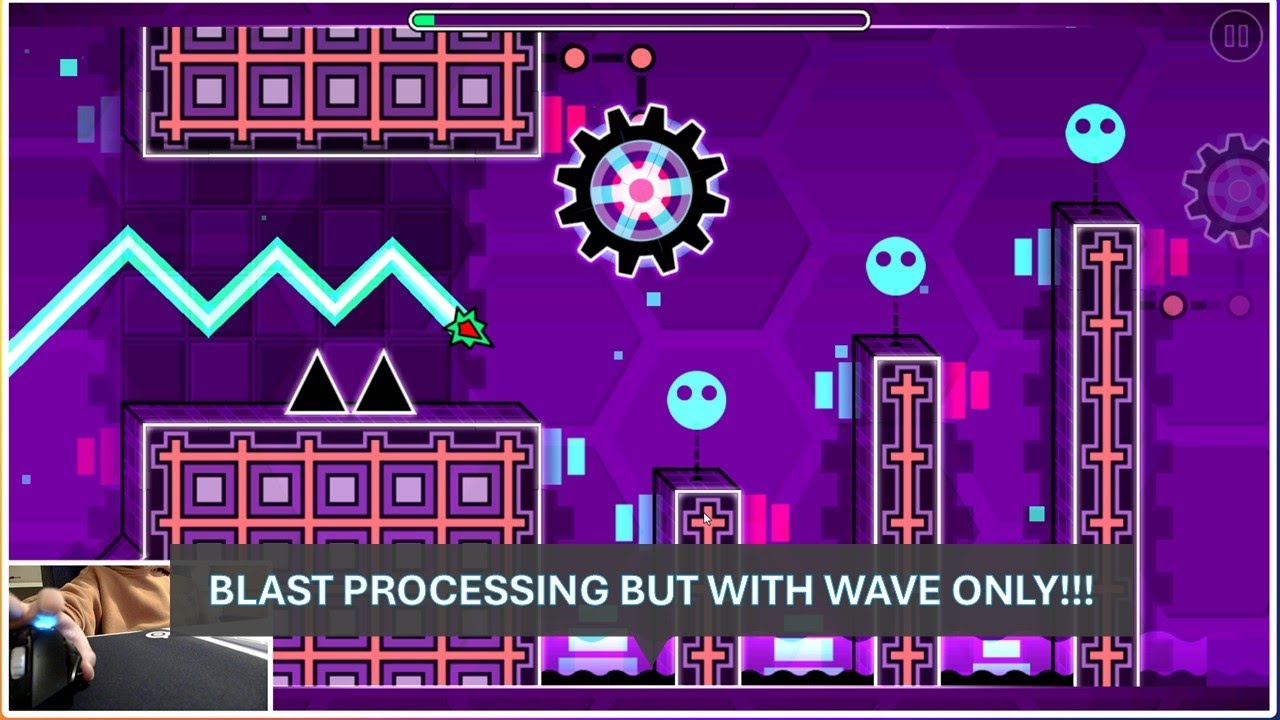 Blast Processing (Wave Only) – Geometry Dash Challenge - YouTube
