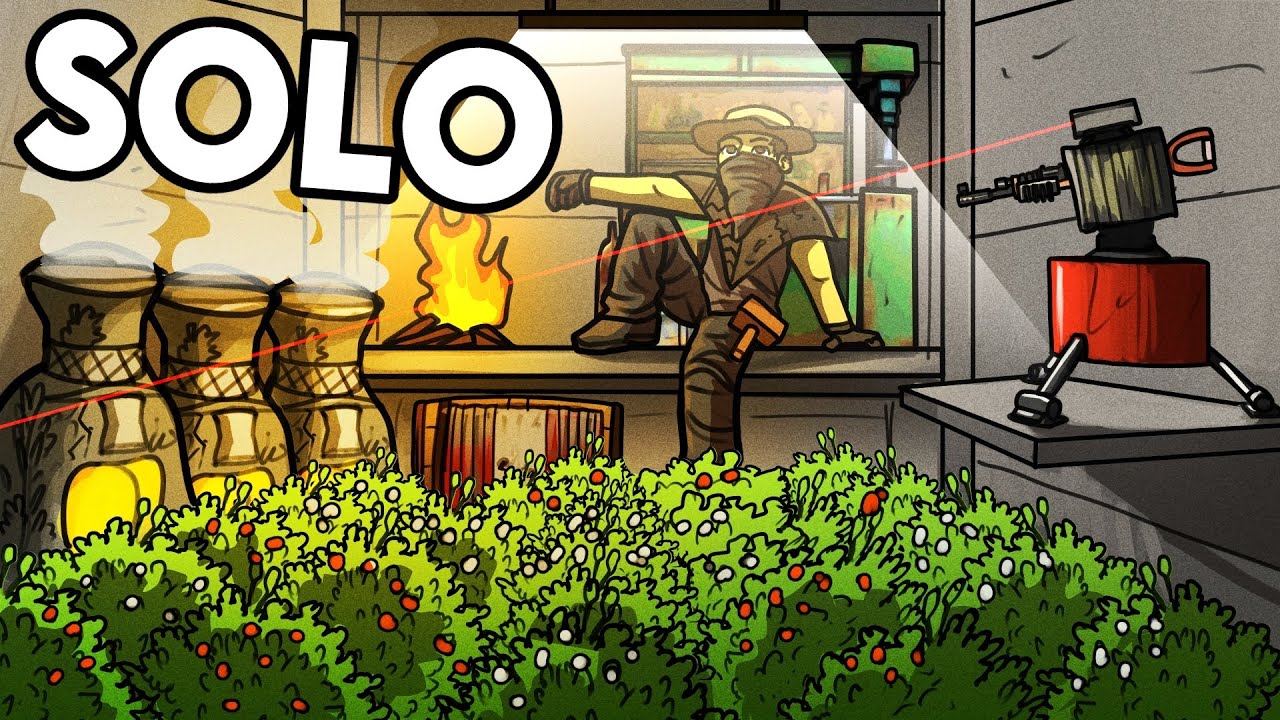 Construí la FARM BASE más segura y defendible de RUST... - YouTube