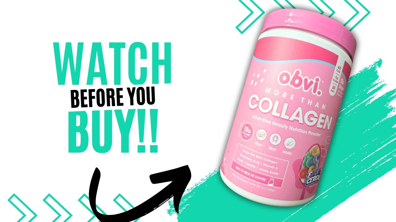 Review of Obvi More Than Collagen Powder - YouTube
