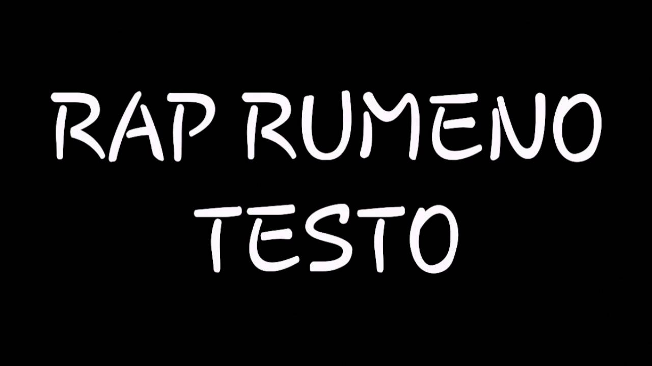 Rap Rumeno Testo - YouTube